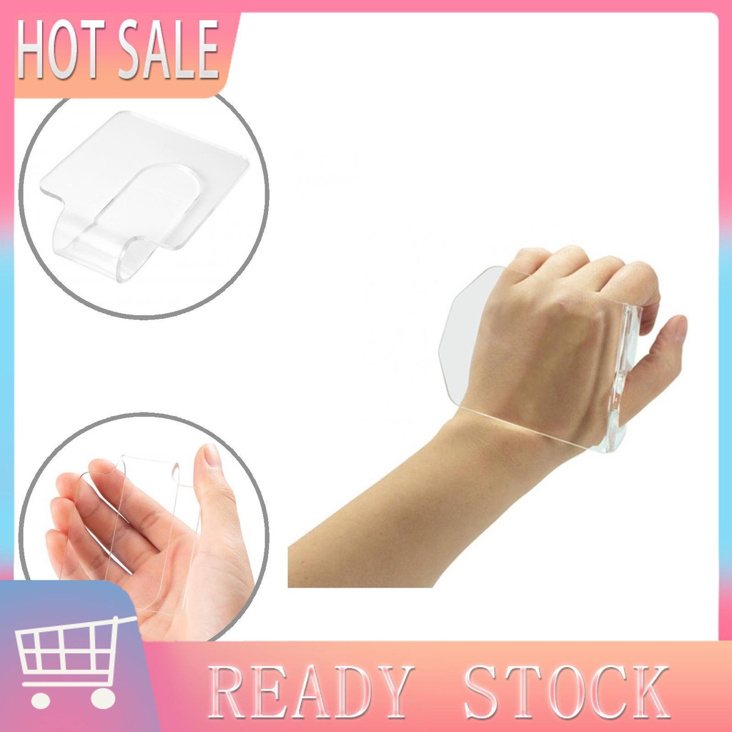 NOR| Transparent Acrylic Palette Finger Color Mixing Cream Makeup ...