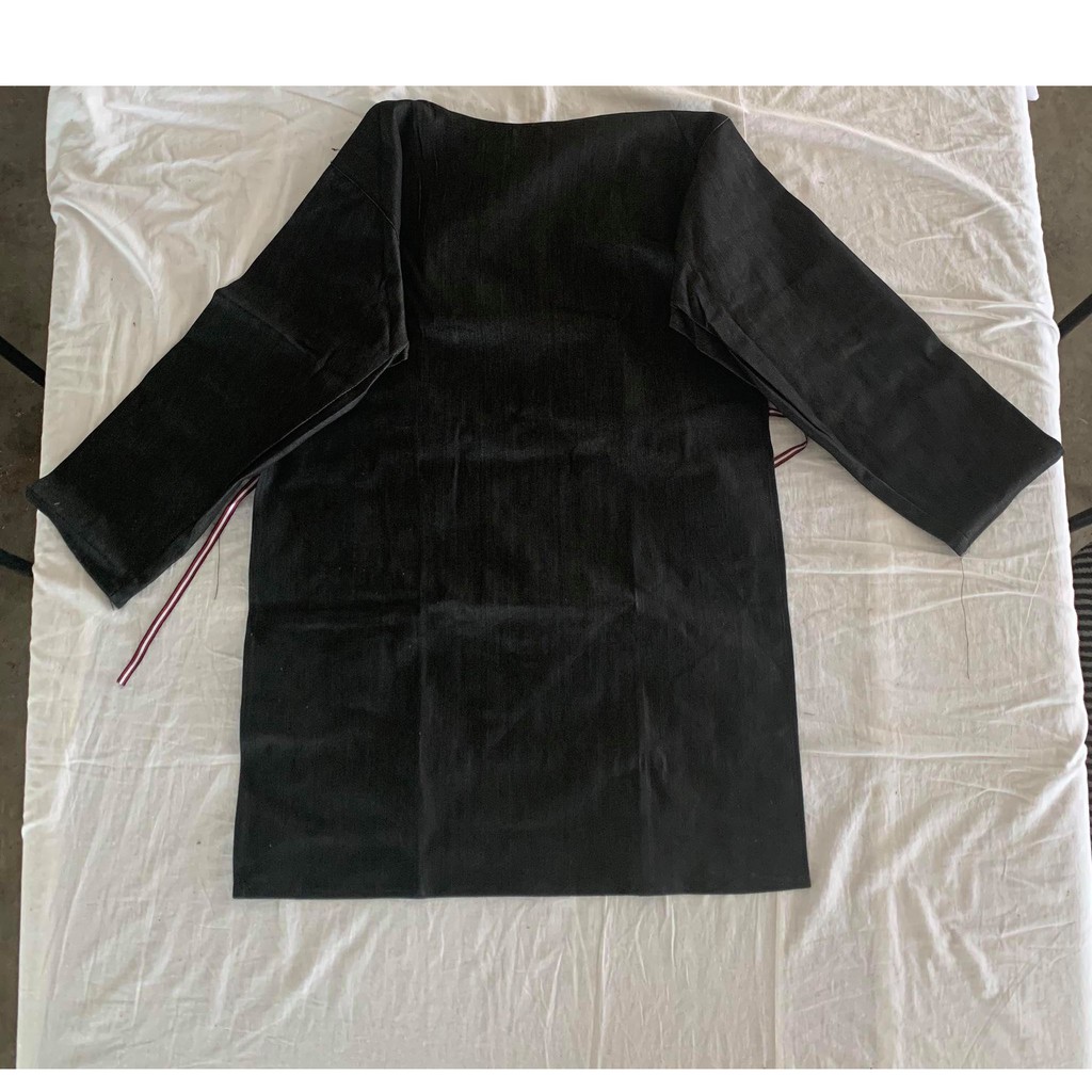 Heavy Duty Denim Maong Apron Jacket with Sleeves Welding Safety ...