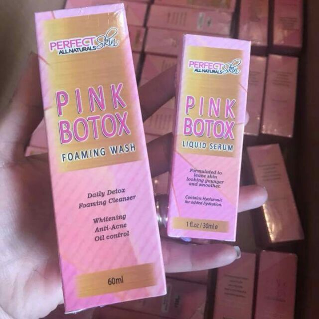 Perfect Skin All Naturals PINK BOTOX SET | Shopee Philippines