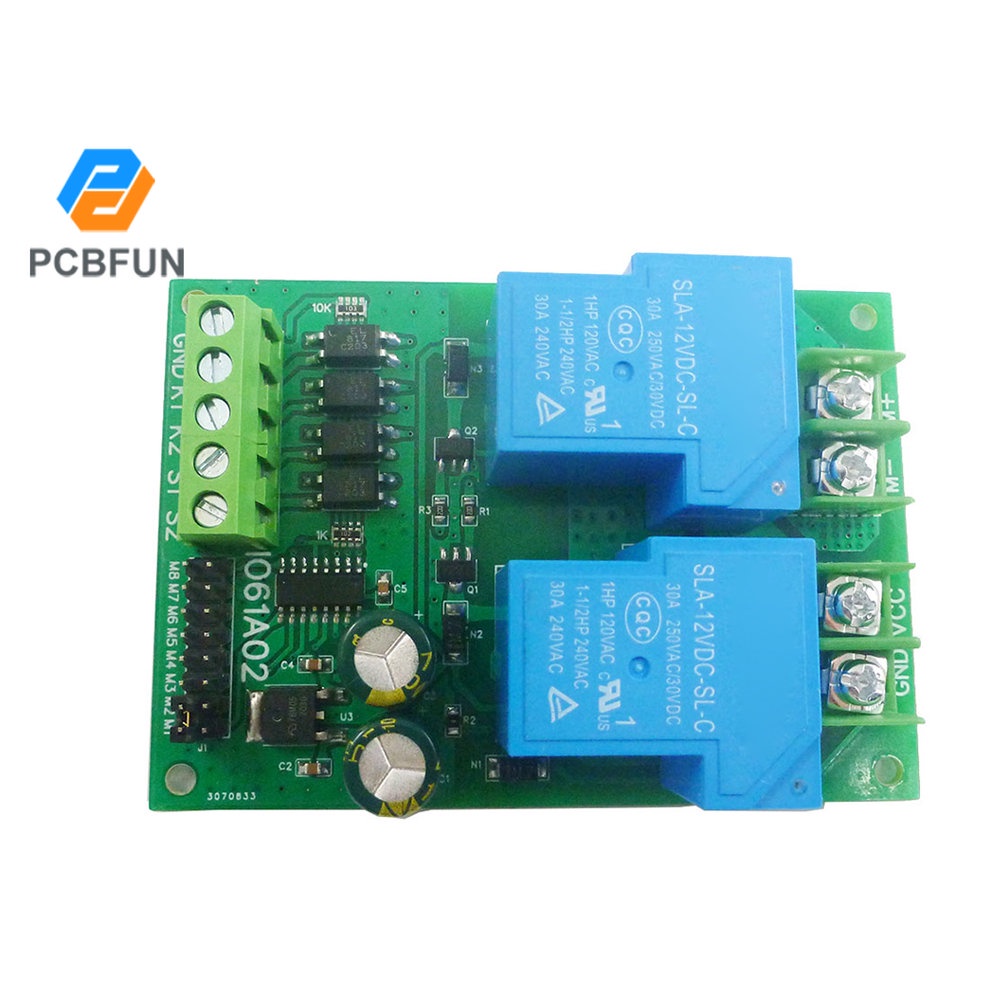 Pcbfun DC 12V 24V 30A Motor Controller Relay Module Forward Reverse Control Board | Shopee ...