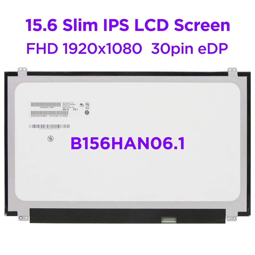 15.6" IPS Laptop LCD Screen B156HAN06.1 fit B156HAN06.2 B156HAN06.3 ...