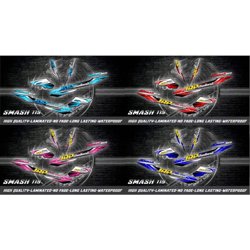 Suzuki Smash 115 Decal Sticker ( Jrp Thailand Design / Latest 2022 ...