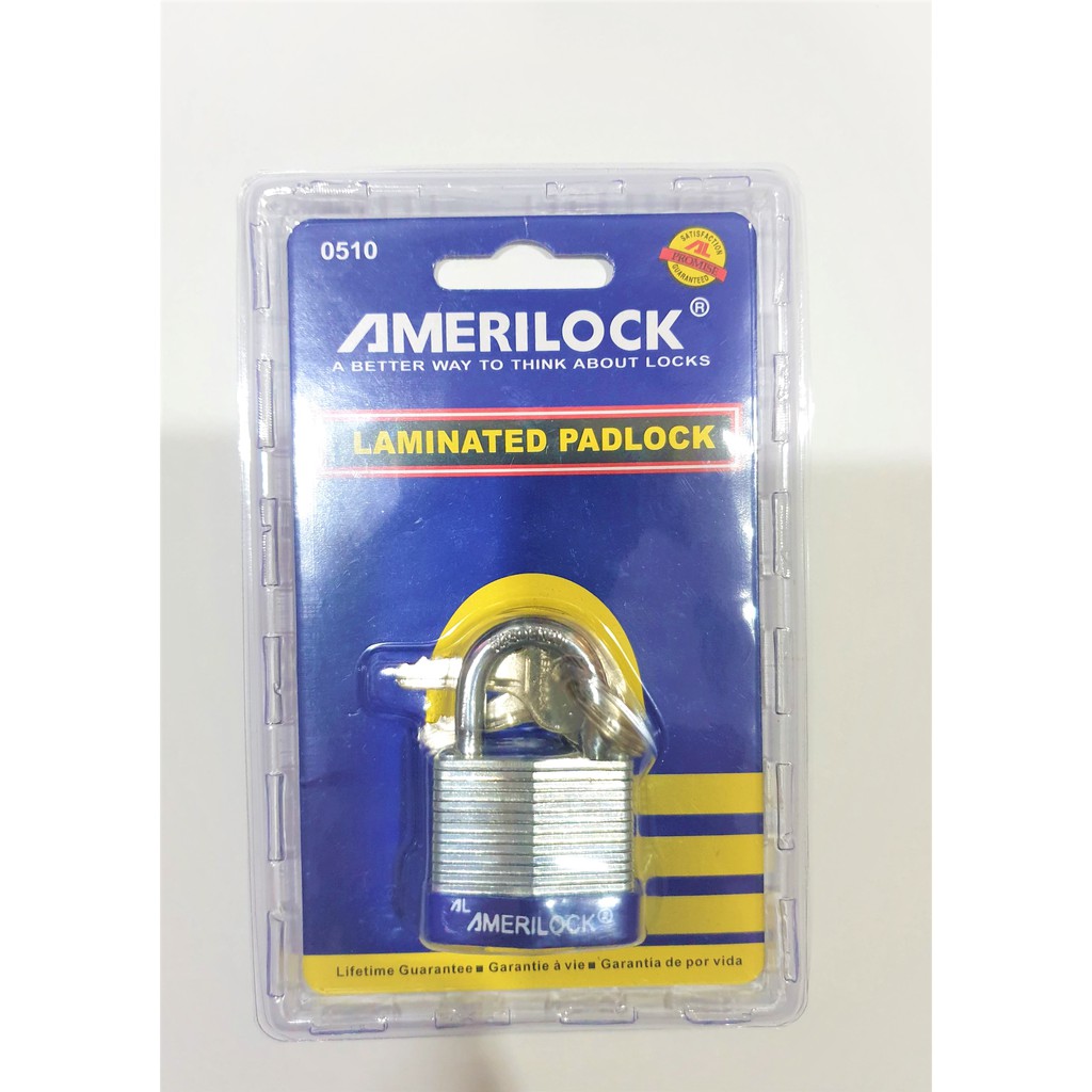 Amerilock Laminated Padlock 30mm | Shopee Philippines