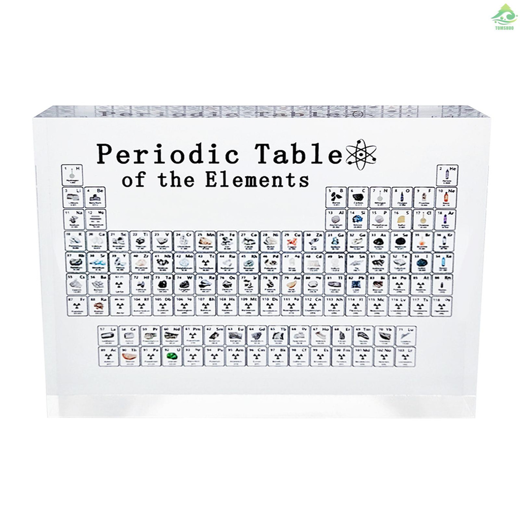 Acrylic Periodic Table of Elements Decoration Periodic Table Display ...