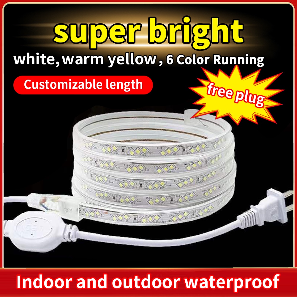 Led Lights 220v Led Strip Light Indoor&Outdoor Waterproof Heavy Duty ...