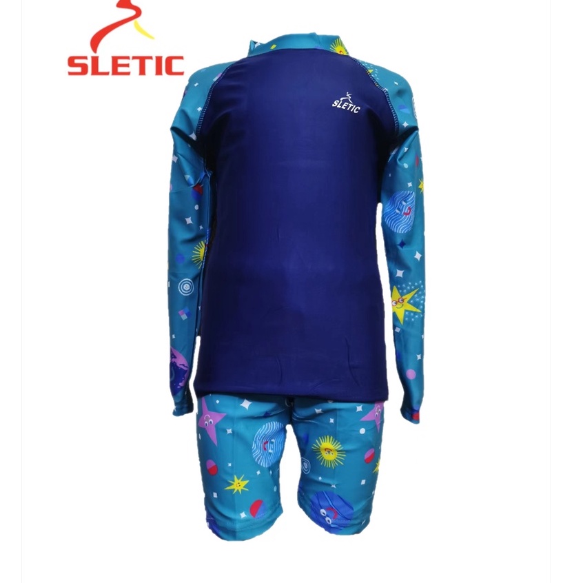 SLETIC Kid's UNISEX Summer set beach Rush guard Terno M2201D# | Shopee ...