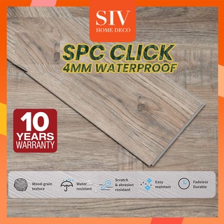 Siv 10/15 Pcs 4Mm Spc Flooring Waterproof Vinyl Planks Floor Tiles With ...