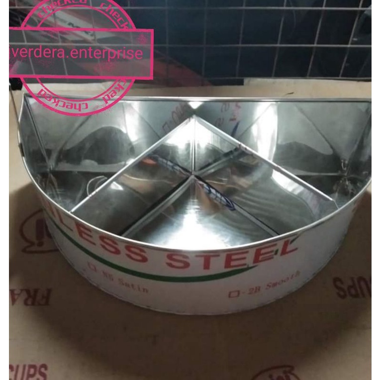 pares mamihan divider halfmoon for mami pares #1 2 3 stainless | Shopee ...