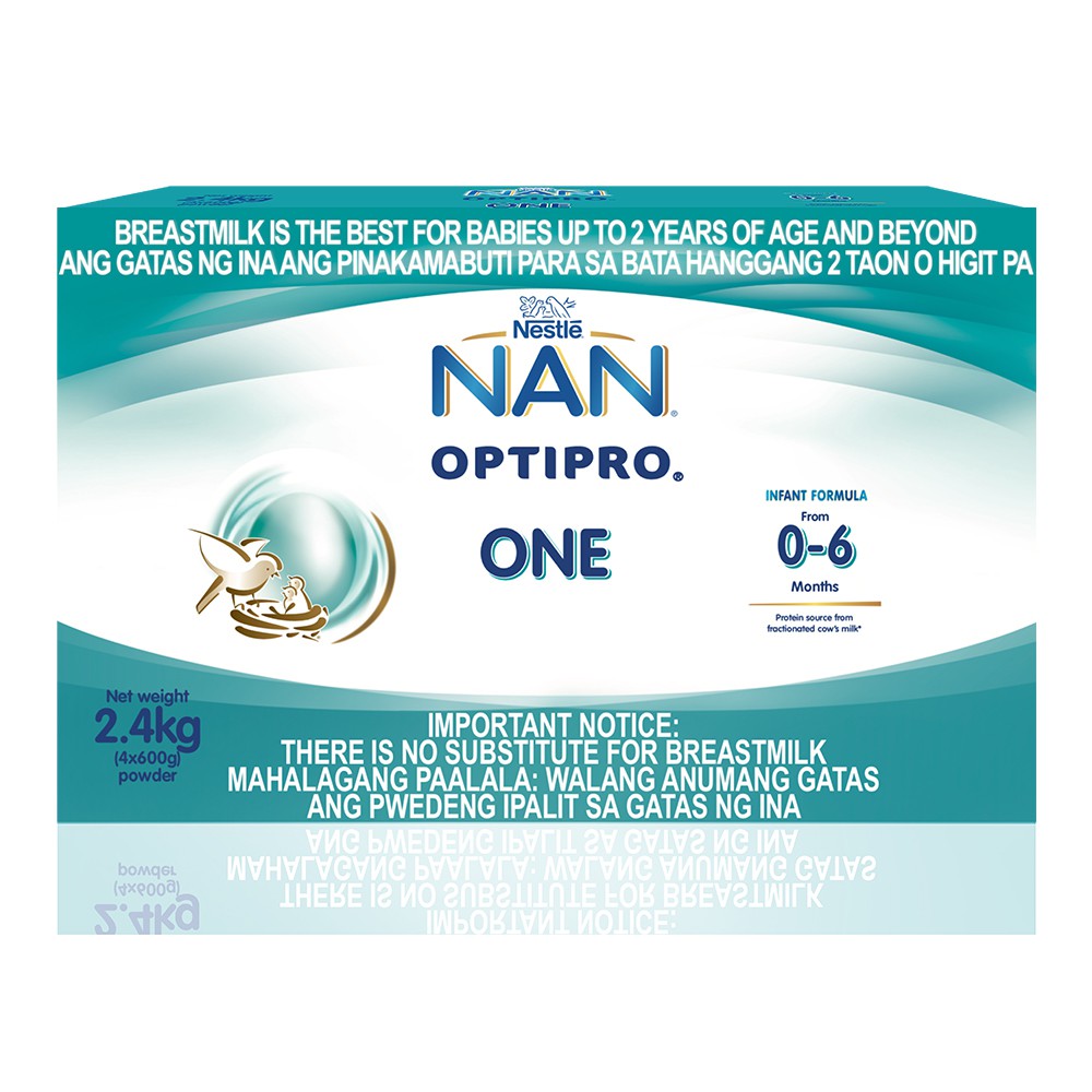Nan Optipro One Infant Formula For 0-6 Months 2.4Kg | Shopee Philippines