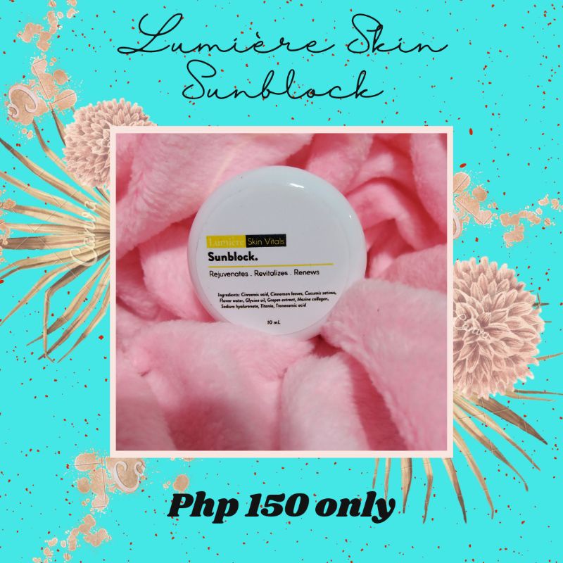 Lumiere skin Vitals Sunblock | Shopee Philippines