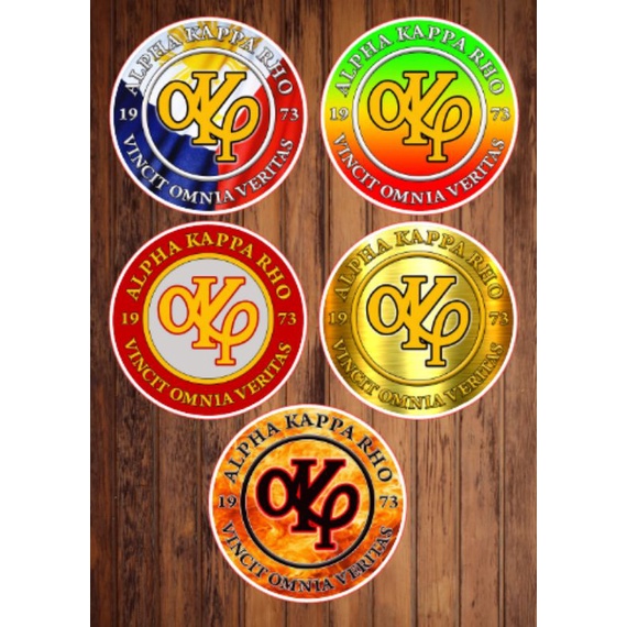 Alpha Kappa Rho Logo Vinyl Sticker Akrho Skeptron Logo Sticker ...