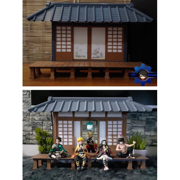 Hashira Mansion Diorama | Japanese House | DXF, FAZ, Chokonose, Figma ...