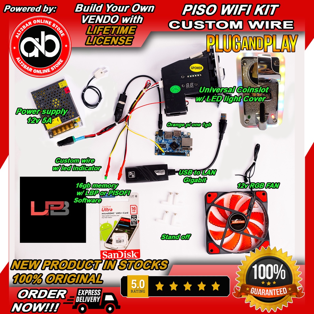 DIY | Custom wire | Piso wifi | KIT Orange pi one | Orange Pi PC | with ...
