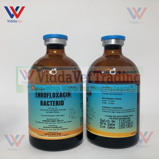 Bacterid 100 ml injec table enro floxacin for animals livestock pig ...