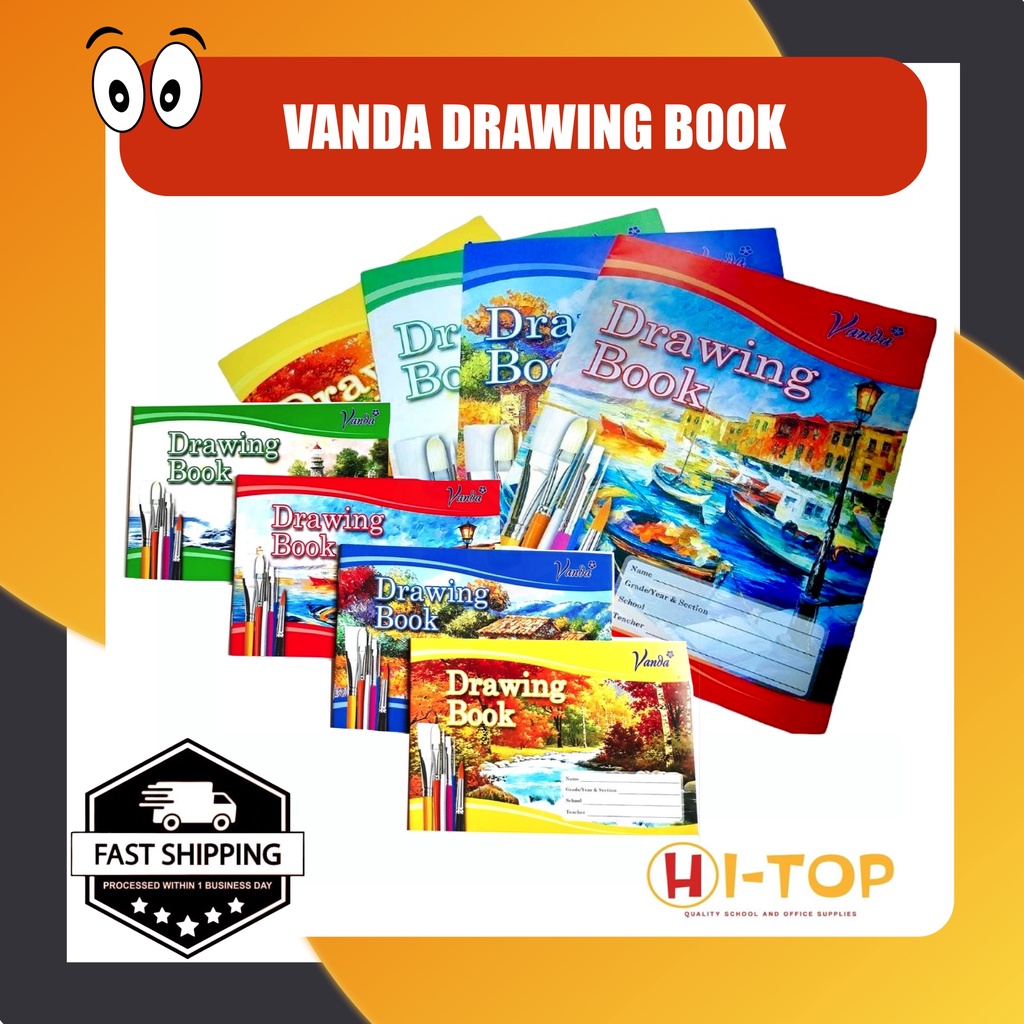 Drawing Book Vanda Big (8.5"X11") & Small (8.5"X5.5") Sold per piece ...