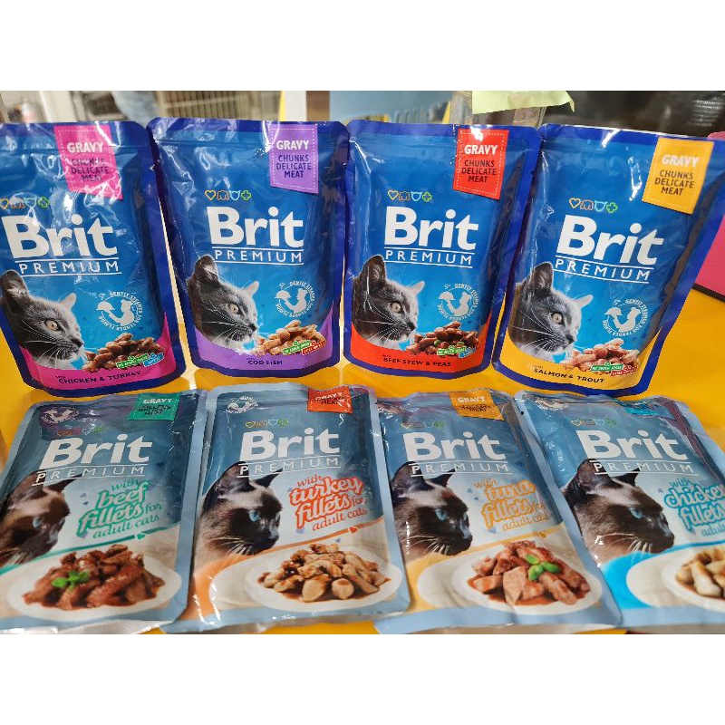 Brit Premium Wet Cat Food 85G/100G | Shopee Philippines