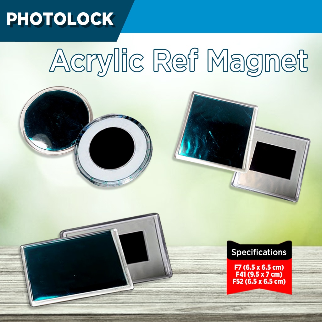 Photo Insert Acrylic Ref Magnet | Shopee Philippines