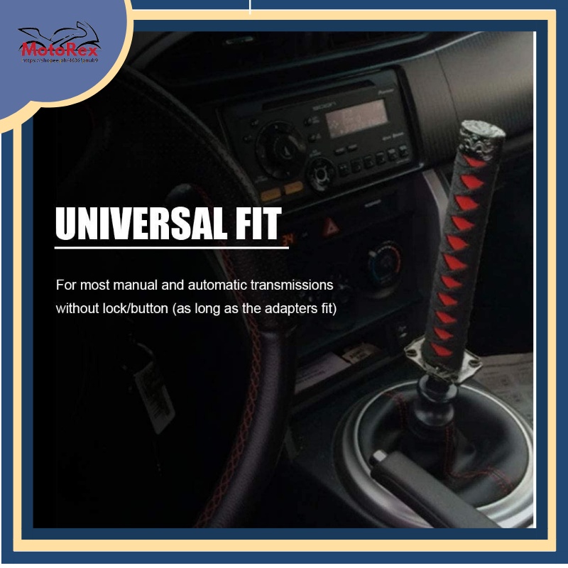 Universal Samurai Gear Shift Knob Shifter Metal Weighted Sport Shift ...