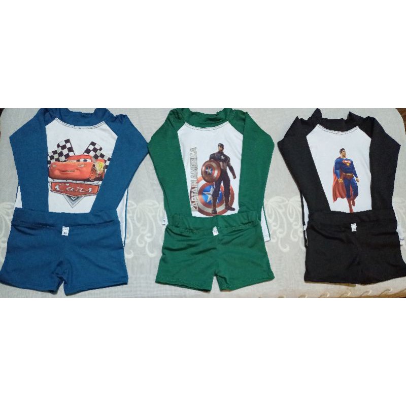 RUSH GUARD TERNO FOR KIDS 1_2 YEARS OLD | Shopee Philippines