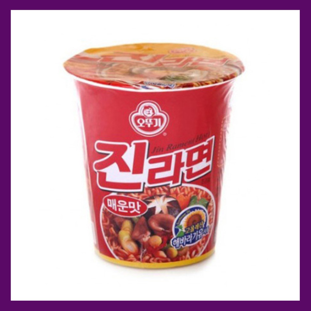 Ottogi Jin Ramen Cup Hot 65g | Shopee Philippines
