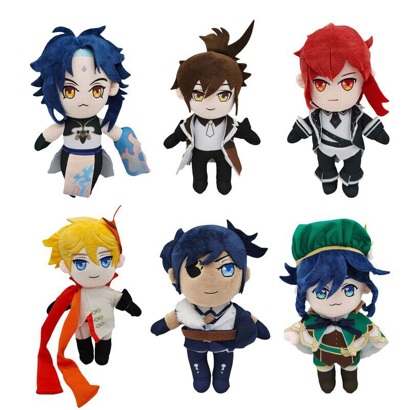 Genshin Impact Game Series Plush Toy Paimon Zhongli Xiao Venti Kaeya Tartaglia Diluc Kids Fans ...