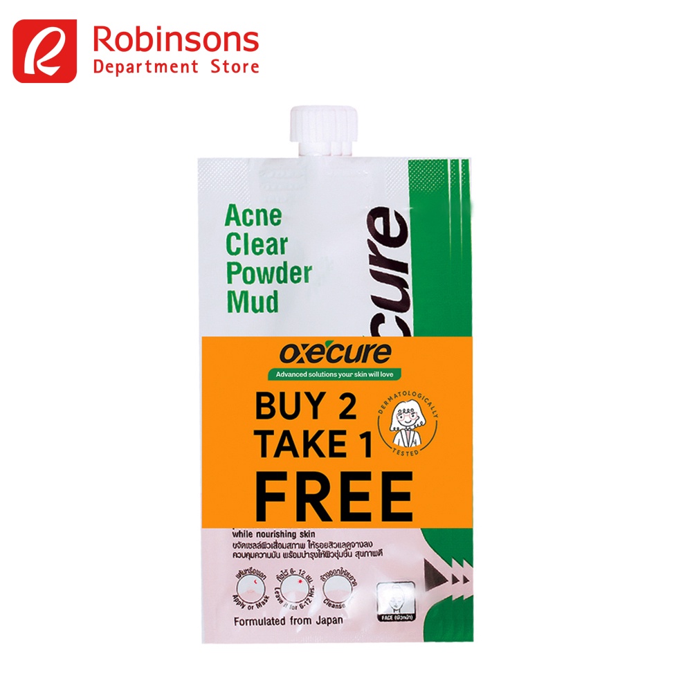 Oxecure Acne Clear Powder Mud 5g Trio | Shopee Philippines