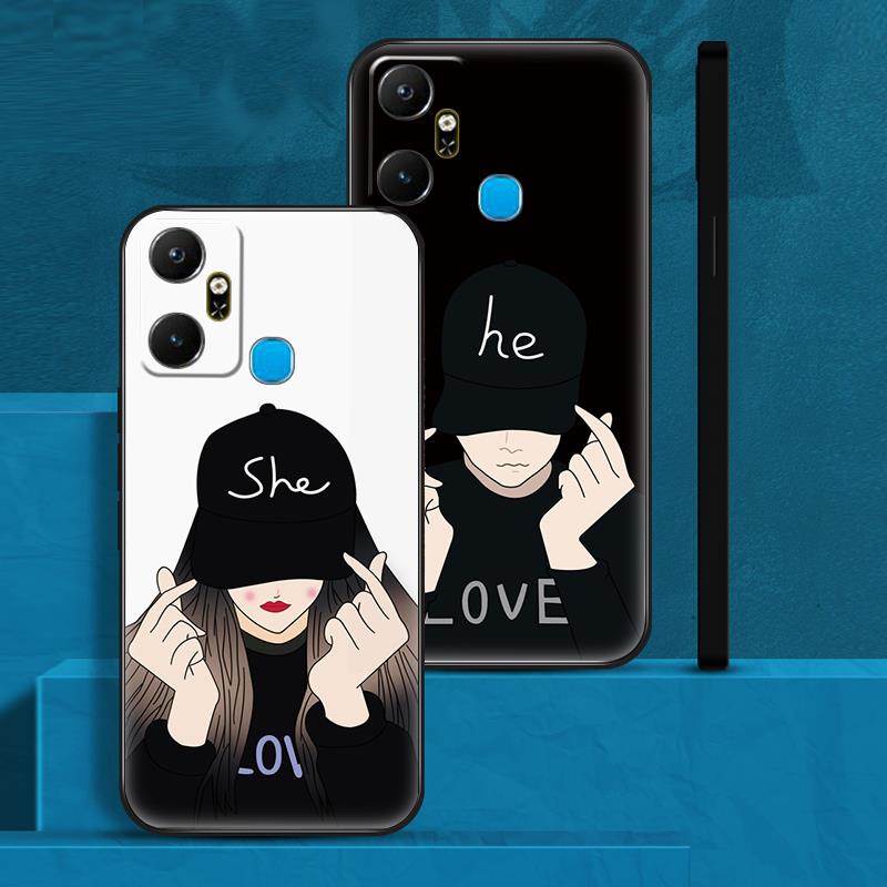 Fashion couple cute Infinix Smart 6 Plus X6823 Phone Casing Case ...