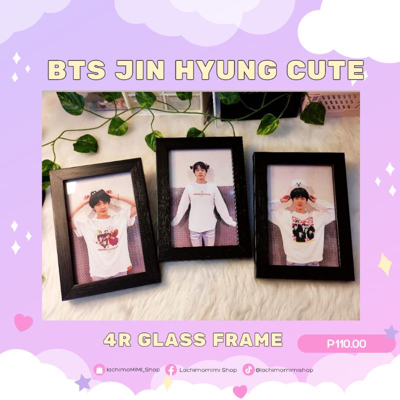 BTS Jin Hyung Cute 4R Frame (Maximum of 2 frames per order only ...