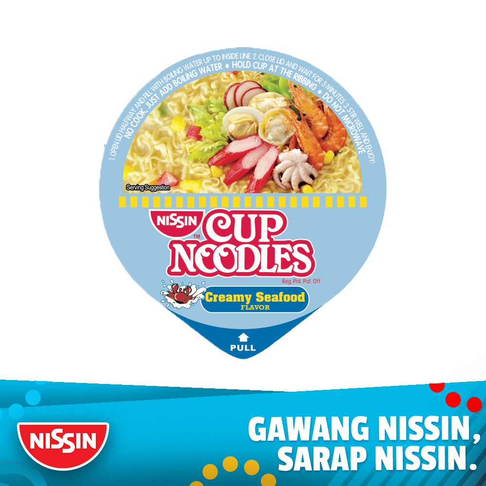 Nissin Cup Noodles Mini Creamy Seafood - (45G) | Shopee Philippines