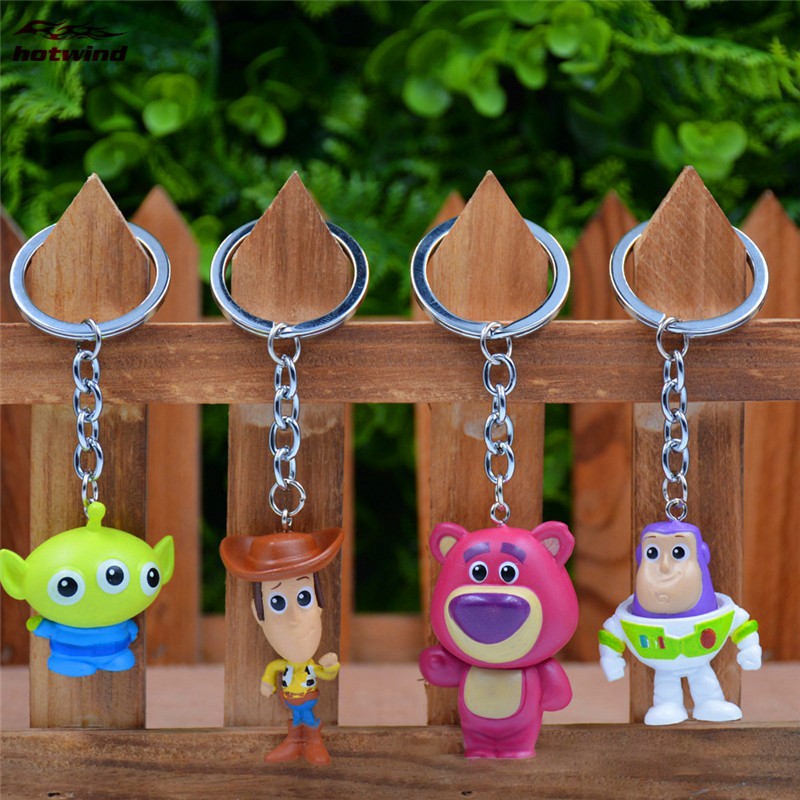 HW Creative Toy Story Keychain Woody Buzz Lightyear Action Figure ...