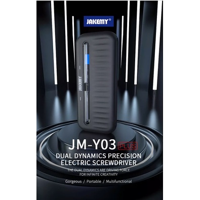 JAKEMY 43 in 1 Dual dynamics precision electric screwdriver JM-Y03 PLUS ...