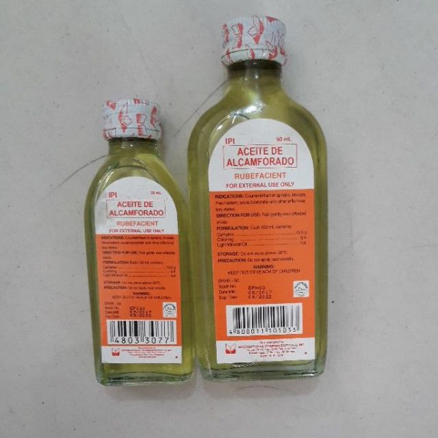 Aceite de alcamforado alcamporado | Shopee Philippines