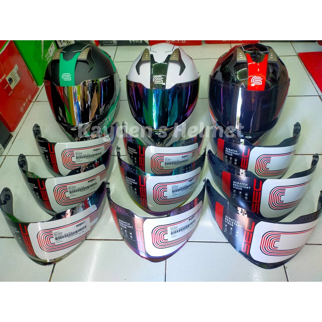 LENS/VISOR FOR SEC REVOLT/ECLIPSE HELMET(LENS ONLY HELMET NOT INCLUDED ...