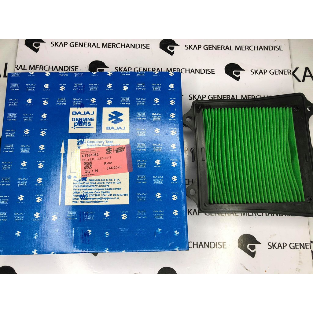 BAJAJ - AIR FILTER - ROUSER NS160 / 200RS / DOMINAR 400 ( DT581062 ...