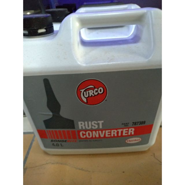 Turco Rust Converter (Kalawang Remover) 1Gallon | Shopee Philippines
