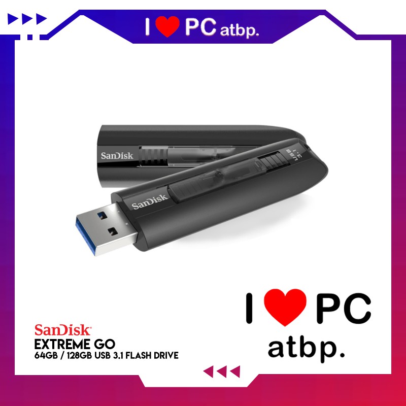 Sandisk Extreme Go 200MB/s USB 3.1 Flash Drive 64GB/128GB | Shopee ...