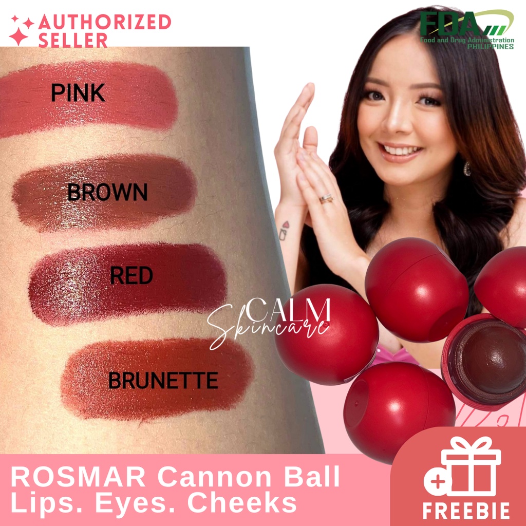 ROSMAR Cannon Ball Lip Balm 10g Long Lasting Pigmented Lip Balm Therapy ...