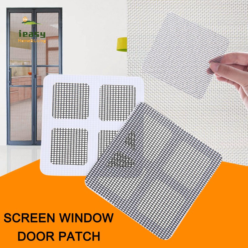5/10/20 Pcs Window Door Screen Repair Patches Back Adhesive Net Fix ...