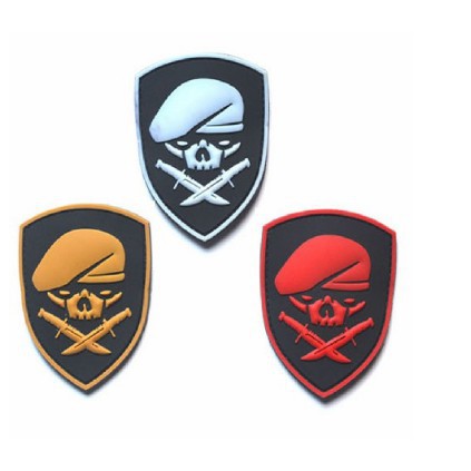 Skeleton soldiers Military Army Tactical Morale PVC Rubber Patches For ...