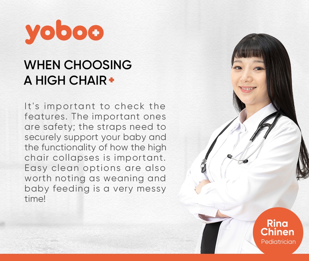 Yoboo Multifunctional Baby High Chair Baby Dining Compartment Booster ...