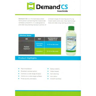 Syngenta Demand CS General Pest Control Lambda-Cyhalothrin Insecticide ...