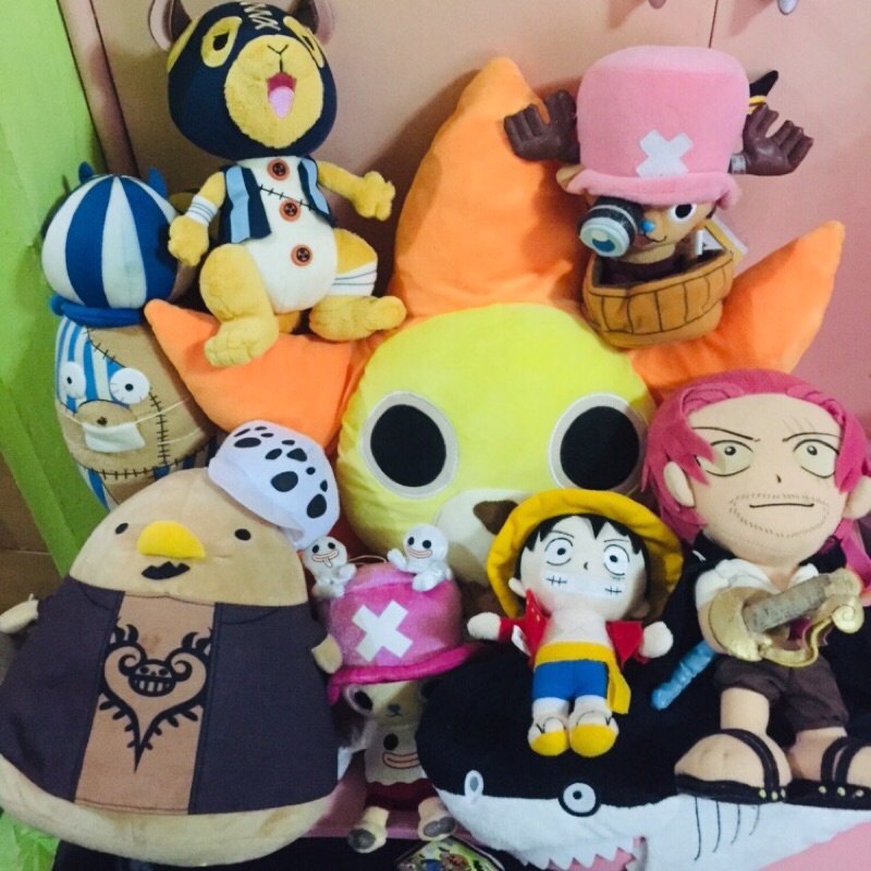Rare One Piece Plush Characters Stuffed toy and plush charms | Shopee ...