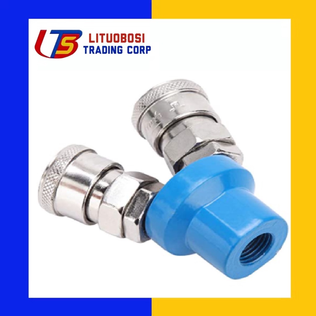 Air Compressor Manifold 2 Way 3 way Quick Connect Multi Hose Coupler ...
