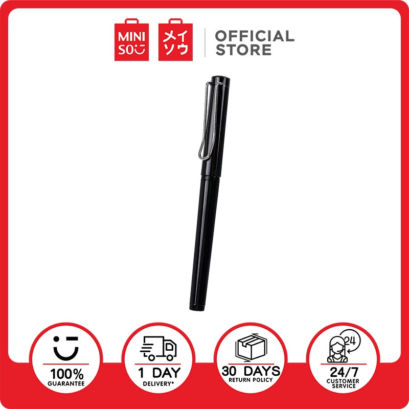 Miniso Gel Ink Pen 0.5Mm Black | Shopee Philippines