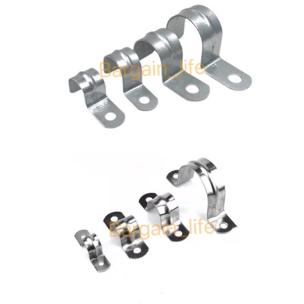 Heavy Duty Metal Conduit Clamps GI CLamps single double1/2 3/4 1 ...