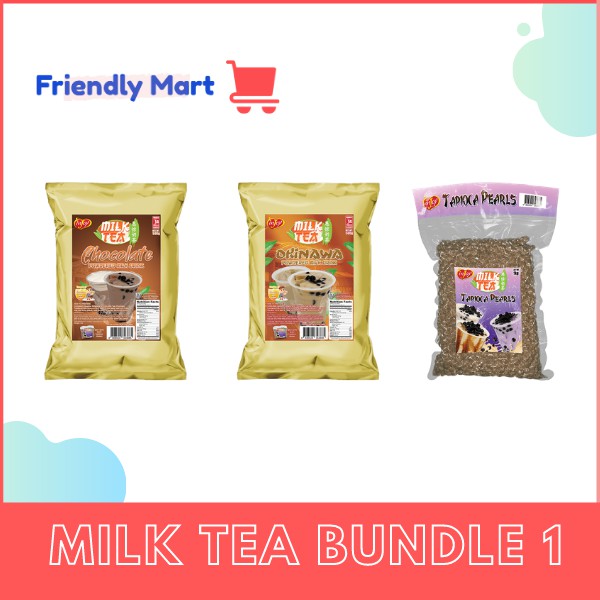 inJoy Milk Tea Bundle 1 | Okinawa Milk Tea 500g, Chocolate Milk Tea ...