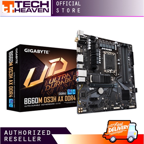 GIGABYTE B660M DS3H DDR4 /4*DDR4/PCIE4/M2/2.5GBE/VGA+DP+HDMI/ S1700 (M ...