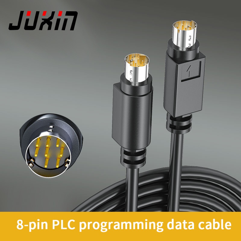 PLC cable male to male S terminal MD8 pin male to male cable Round head ...