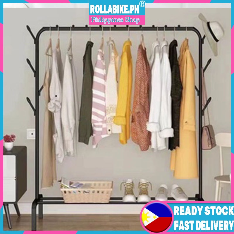 Floor-standing Drying Rack Bedroom Clothes Hanger Floor Drying Rack ...