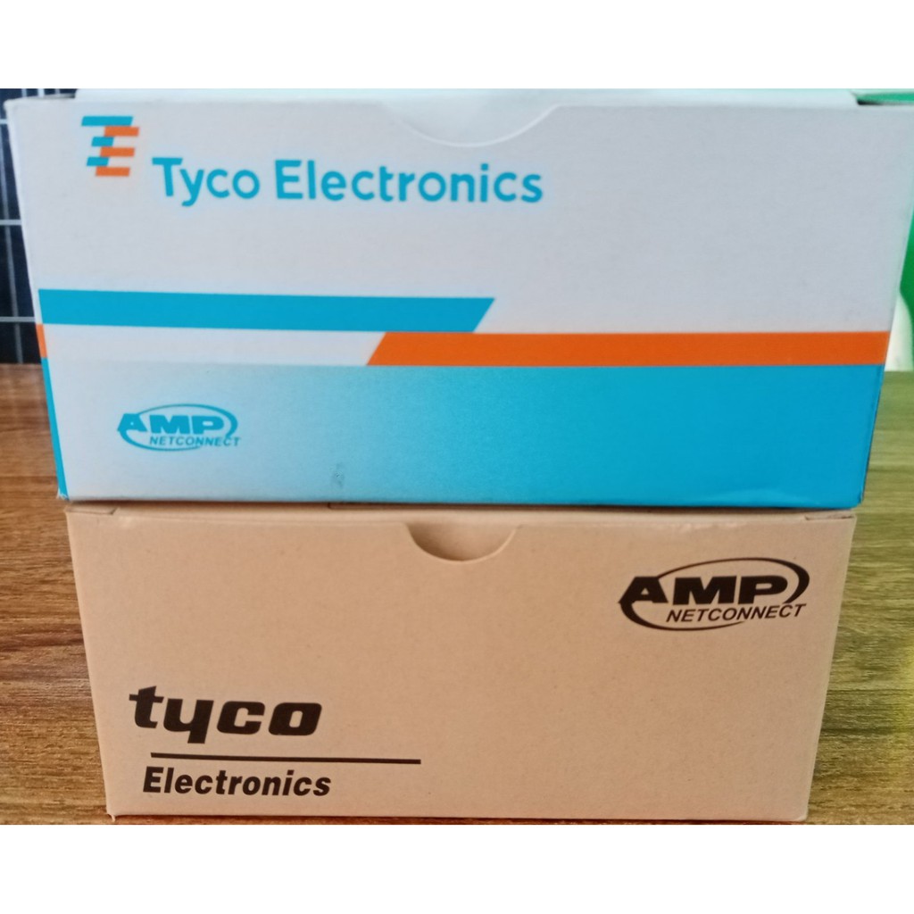 AMP RJ45 Connector cat5/cat6 (100pcs) | Shopee Philippines